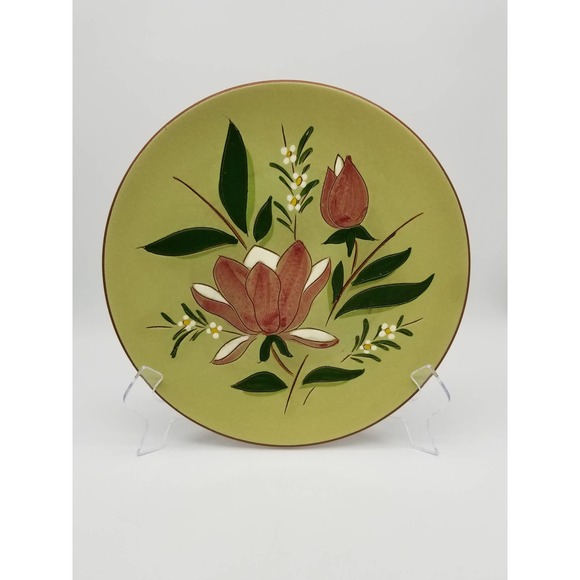 Stangl | Other | Stangl Mid Century Magnolia Flower Pottery Plate ...